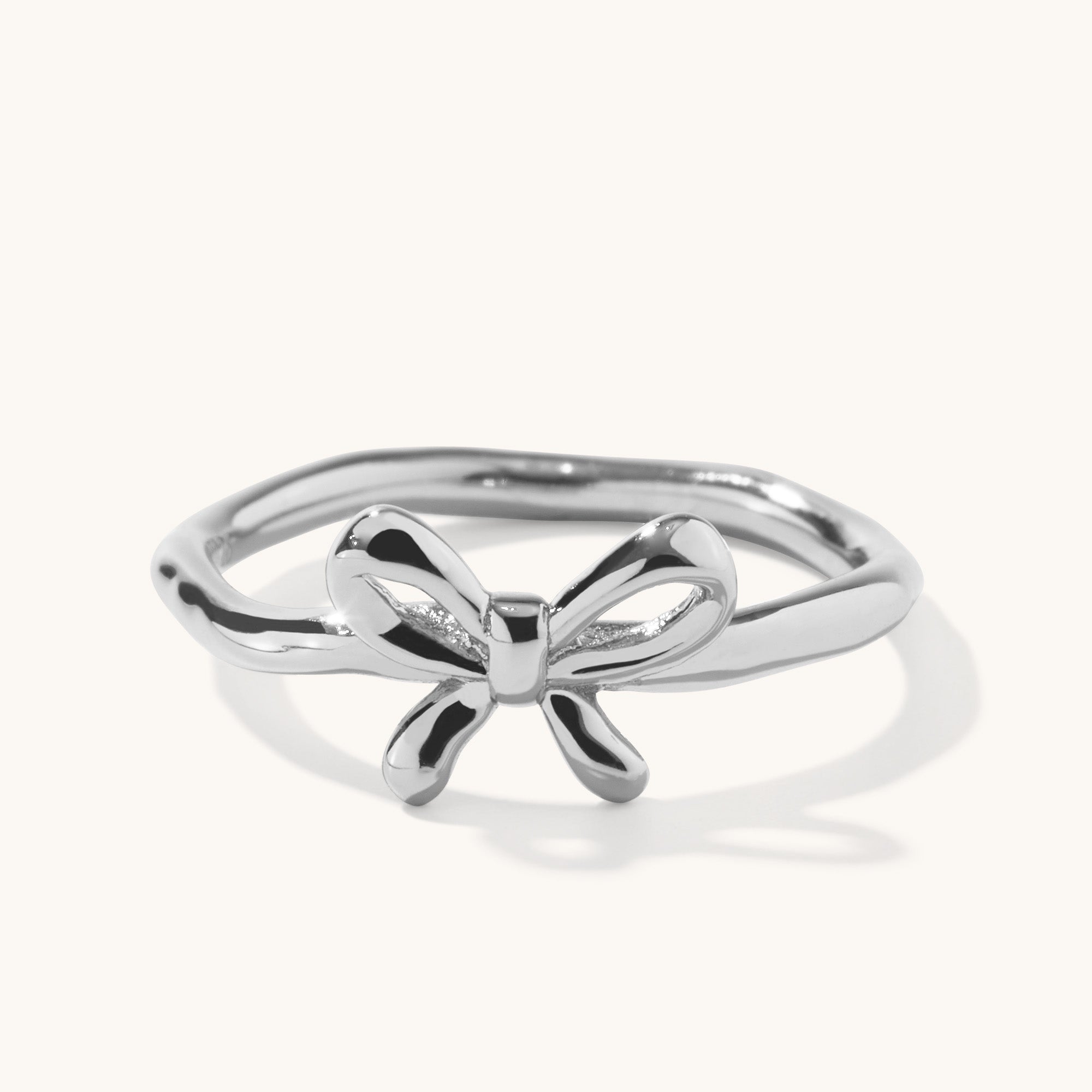 Bow Ring Silver – Muru Jewellery