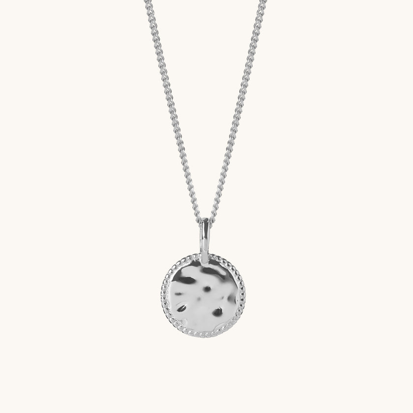 Mini Sun Necklace Silver – Muru Jewellery