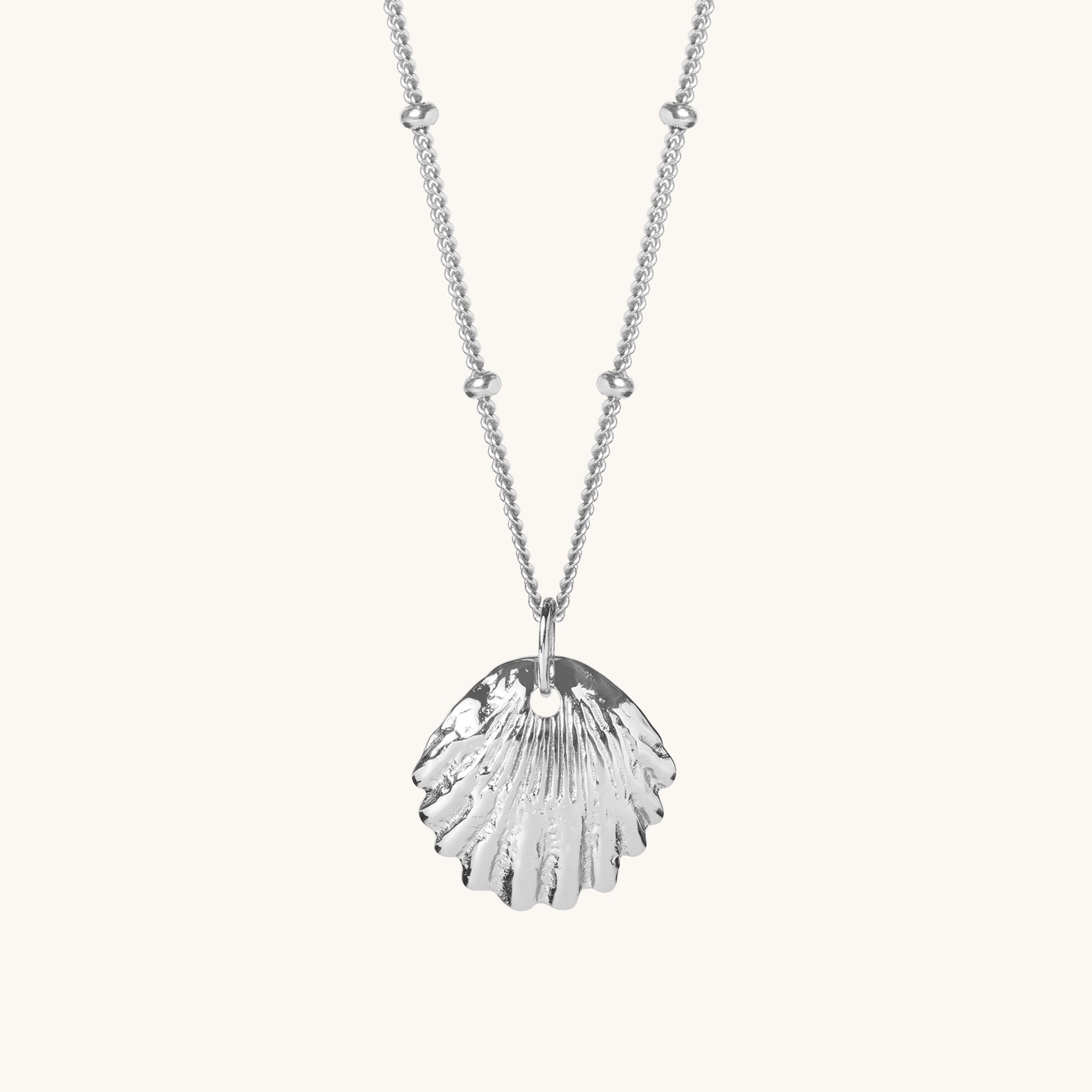 Shell Necklace Silver – Muru Jewellery