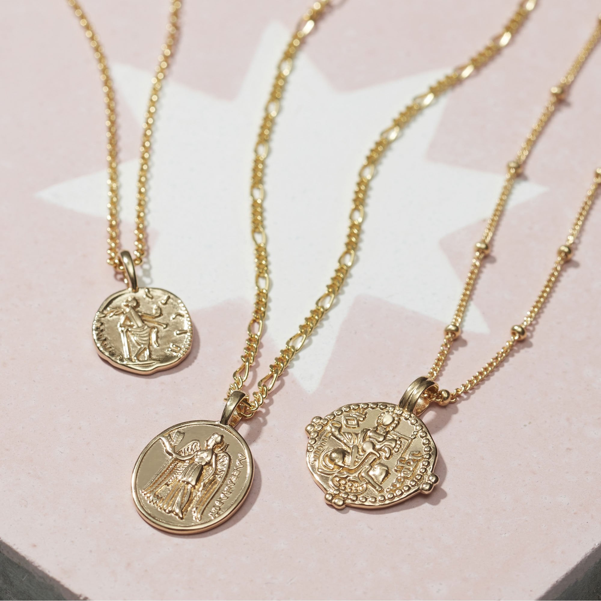 Venus Coin, 18ct Gold-Plated Vermeil On Sterling Silver, Women's ...